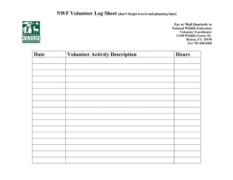 12 Free Log Book Templates Word Excel 